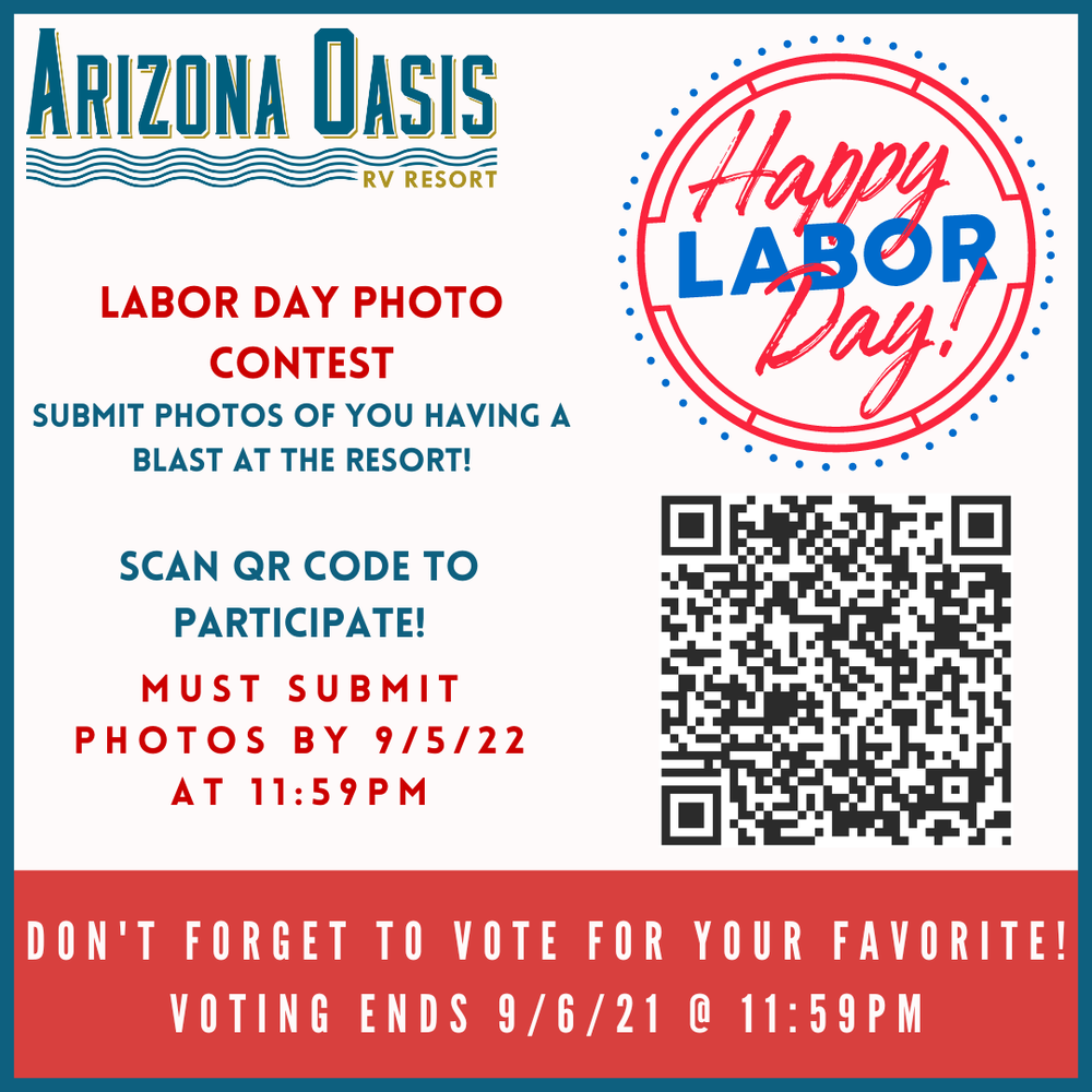 Labor Day — Arizona Oasis RV Resort | Colorado River RV Park Blythe, CA