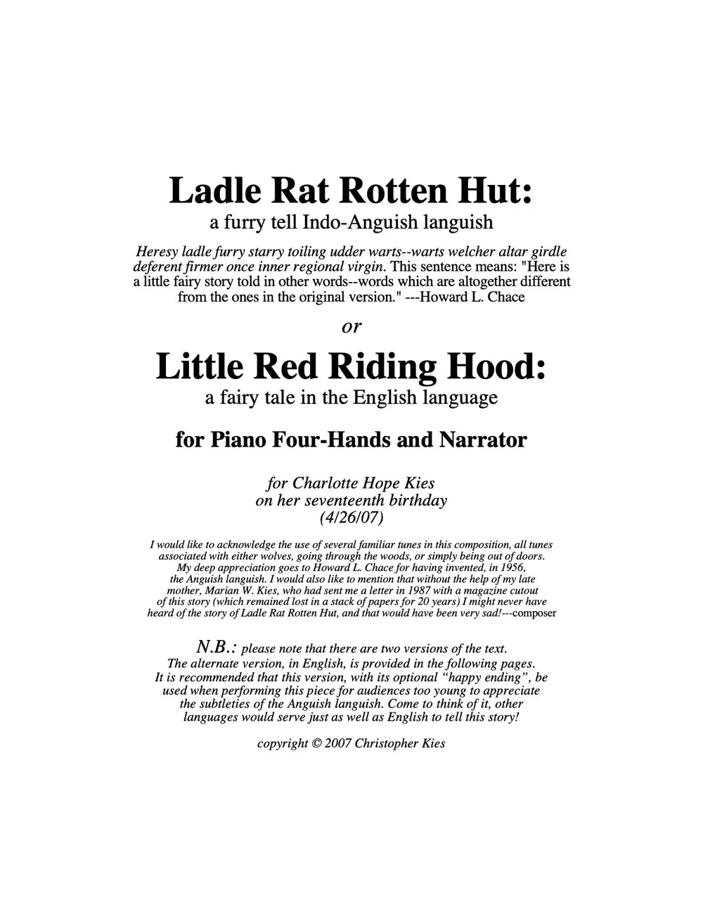 Little Red Riding Hood Happy Ending