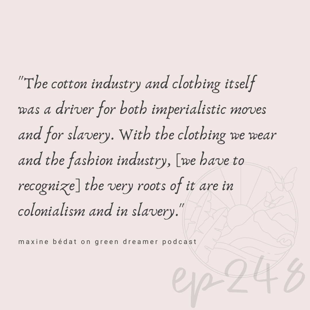 Interview with Maxine Bédat of the New Standard Institute — GREEN DREAMER