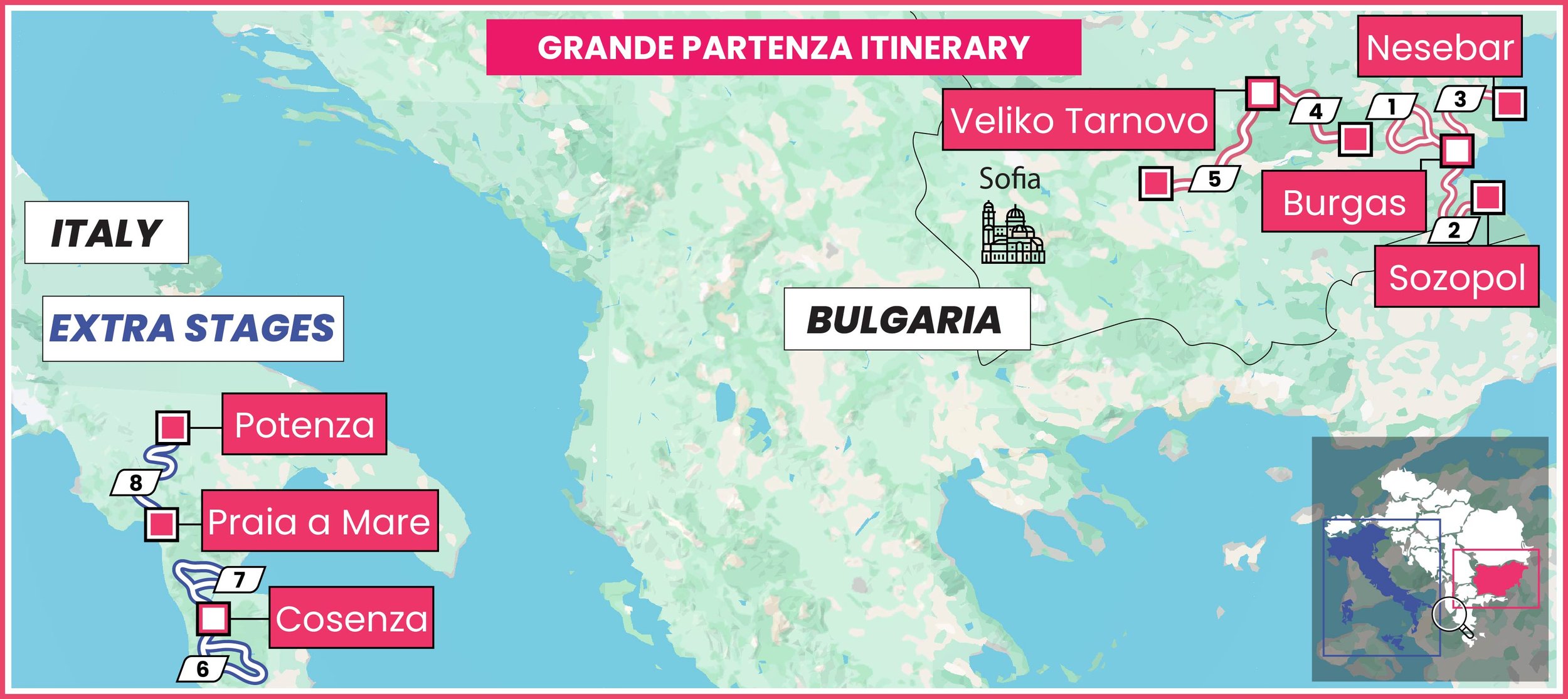 Giro d’Italia 2026 | Grande Partenza Bulgaria