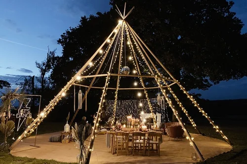 Canvas & Light - Cream Canvas Tipi Hire — Finishing Touches
