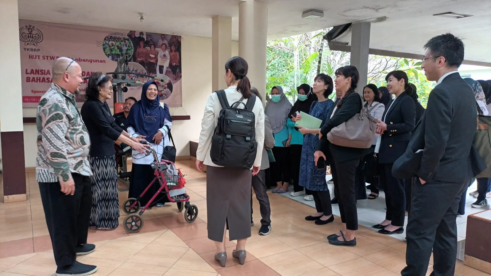 JICA Japan, Polytechnic and Director General of Health Personnel Visit STW-RP Happy Elderly Home ...