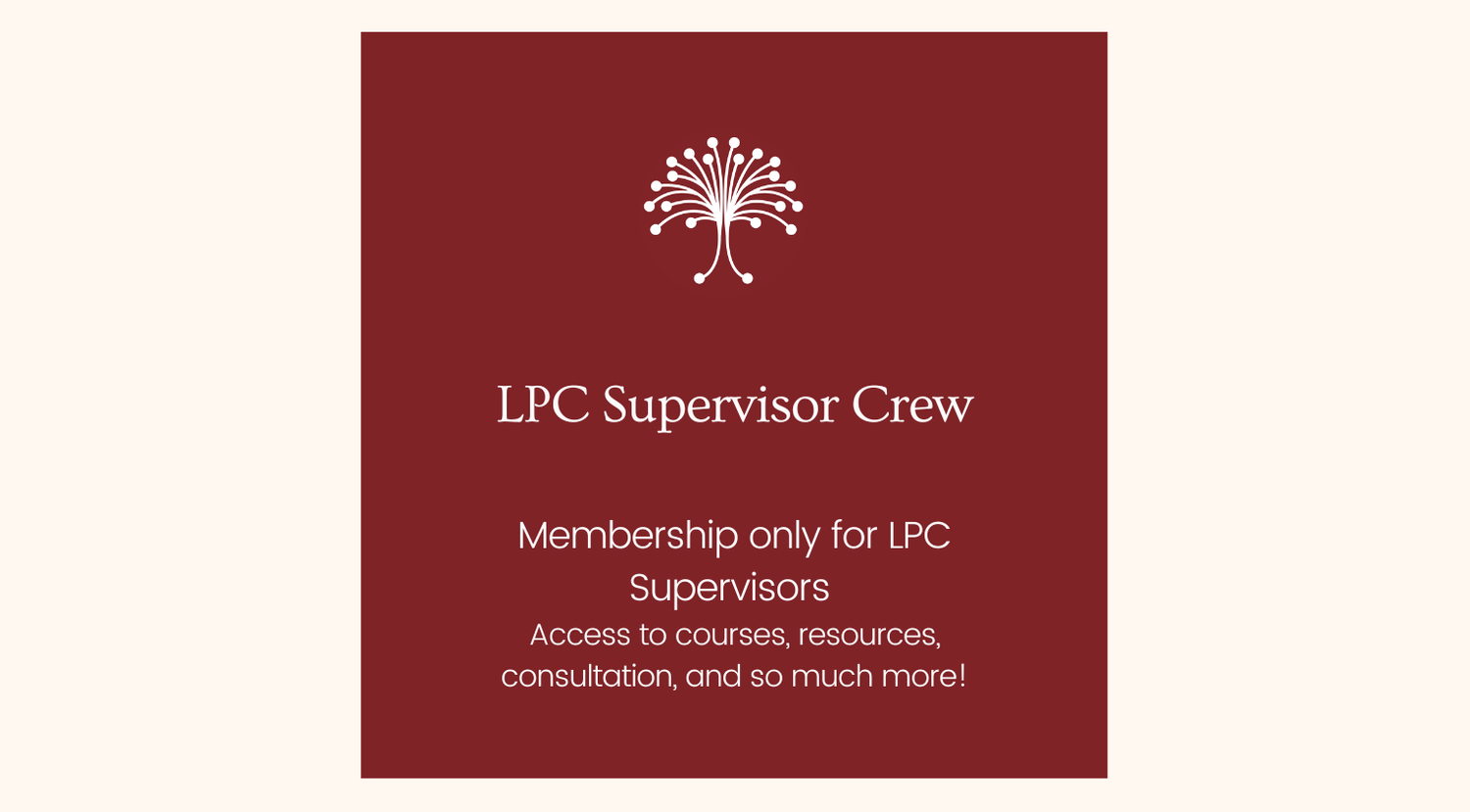 Unlock Exclusive Benefits with My New LPC Supervisor Membership! — Matt ...