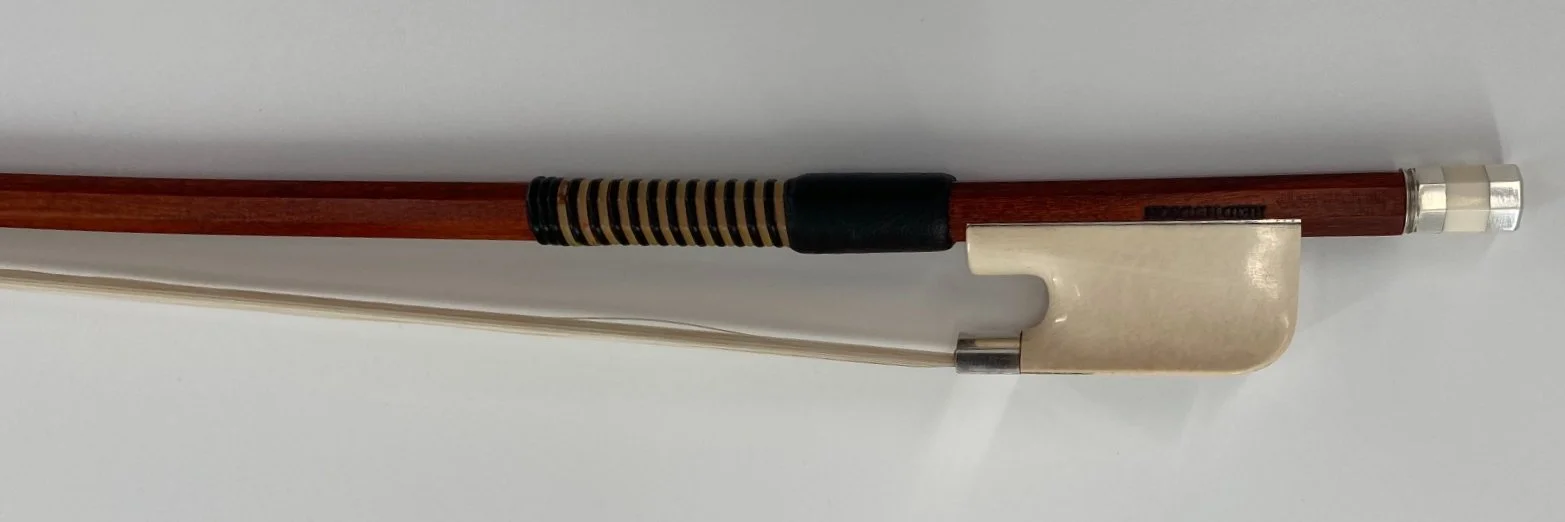 RKT-2611 Reid Hudson Silver Mounted Cello Bow