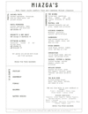 Our Menu — Miazga's Restaurant