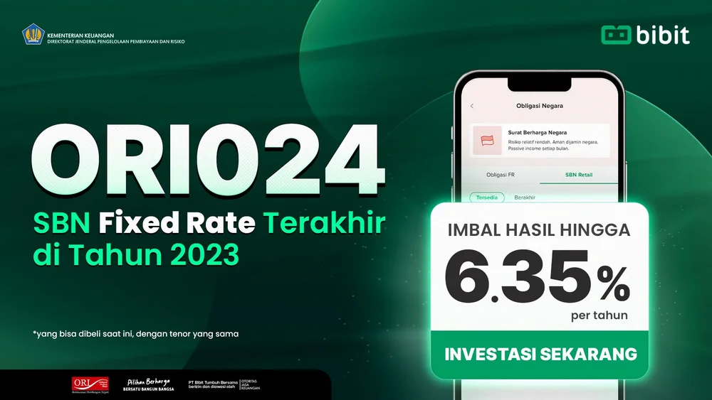 ORI024 Jadi SBN Ritel Fixed Rate Terakhir Tahun ini!