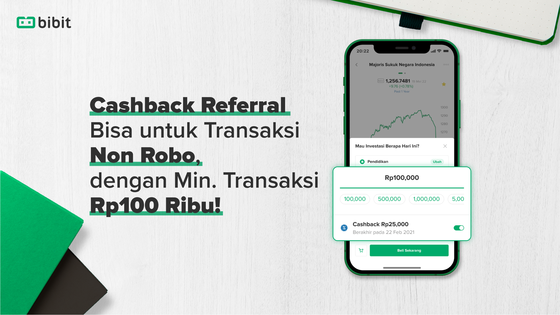 Kini Cashback Referral Bisa untuk Transaksi Non-Robo!