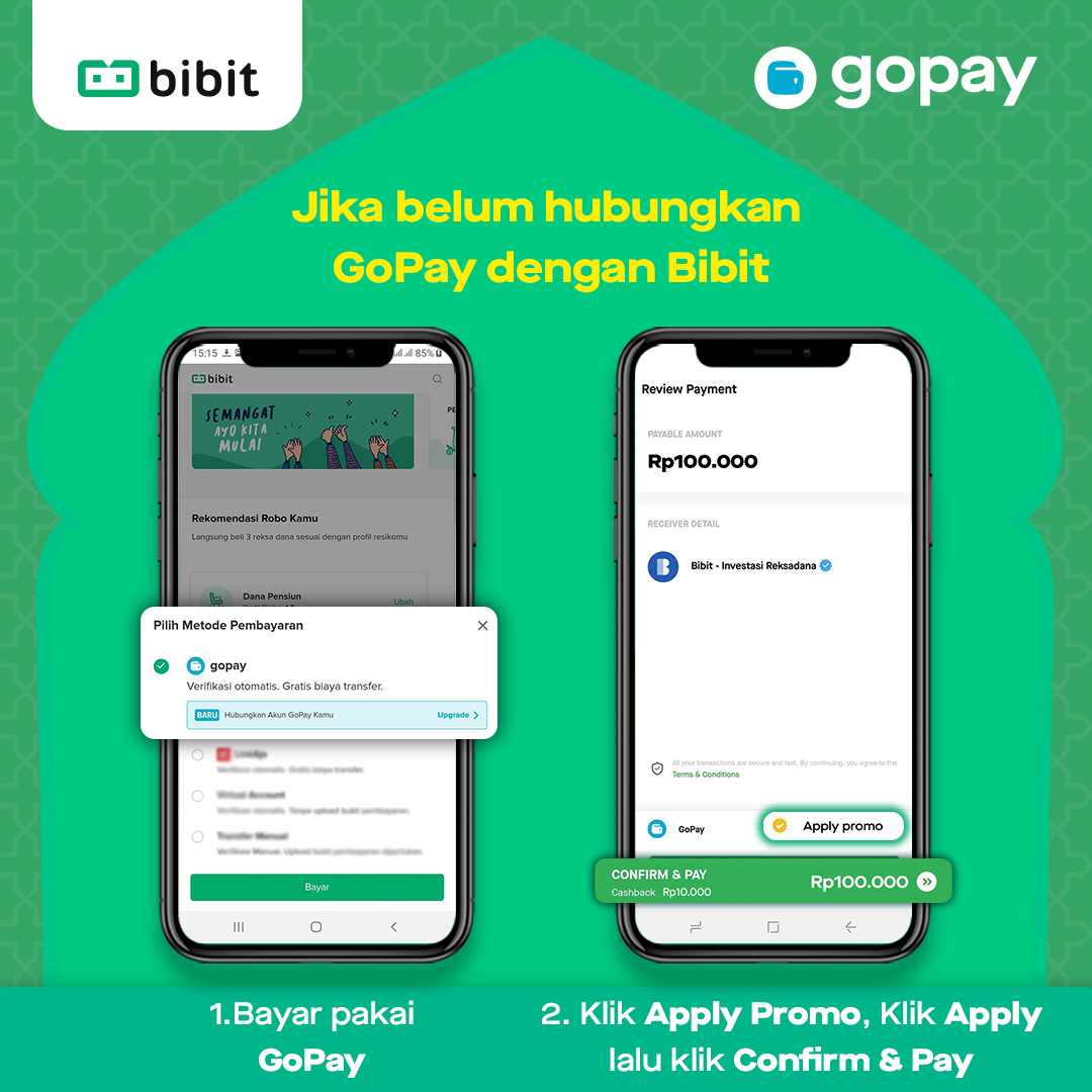 Promo April 2021: Promo GoPay Awal Bulan Cashback 100%!!