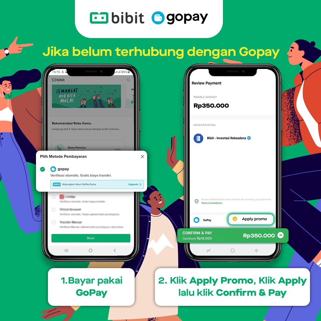Promo Juni 2021: Bebas Investasi Cashback untuk Pengguna Baru GoPay