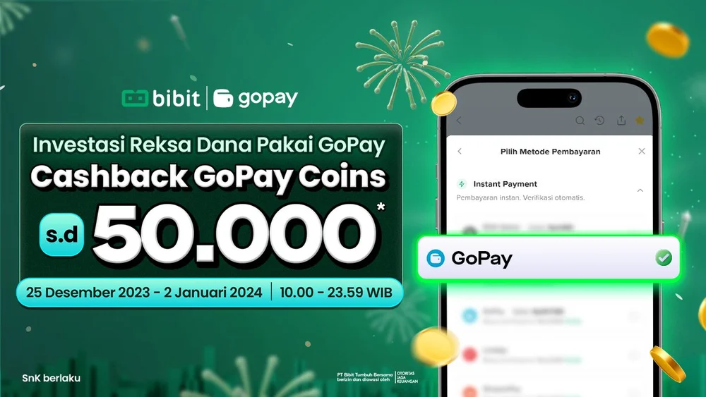 Promo Payday: Cashback hingga Rp50 Ribu dengan Nabung Reksa Dana Pakai GoPay
