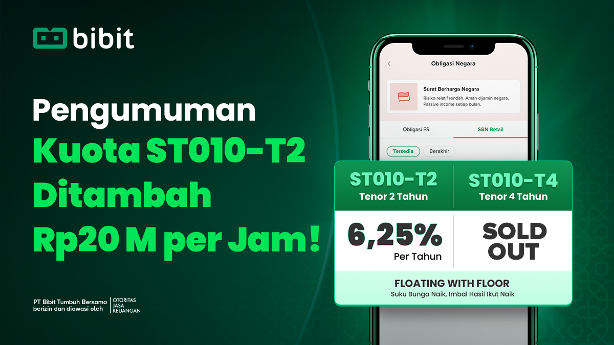 Kuota ST010-T2 Habis, Kini Ditambah Jadi 20M per Jam!