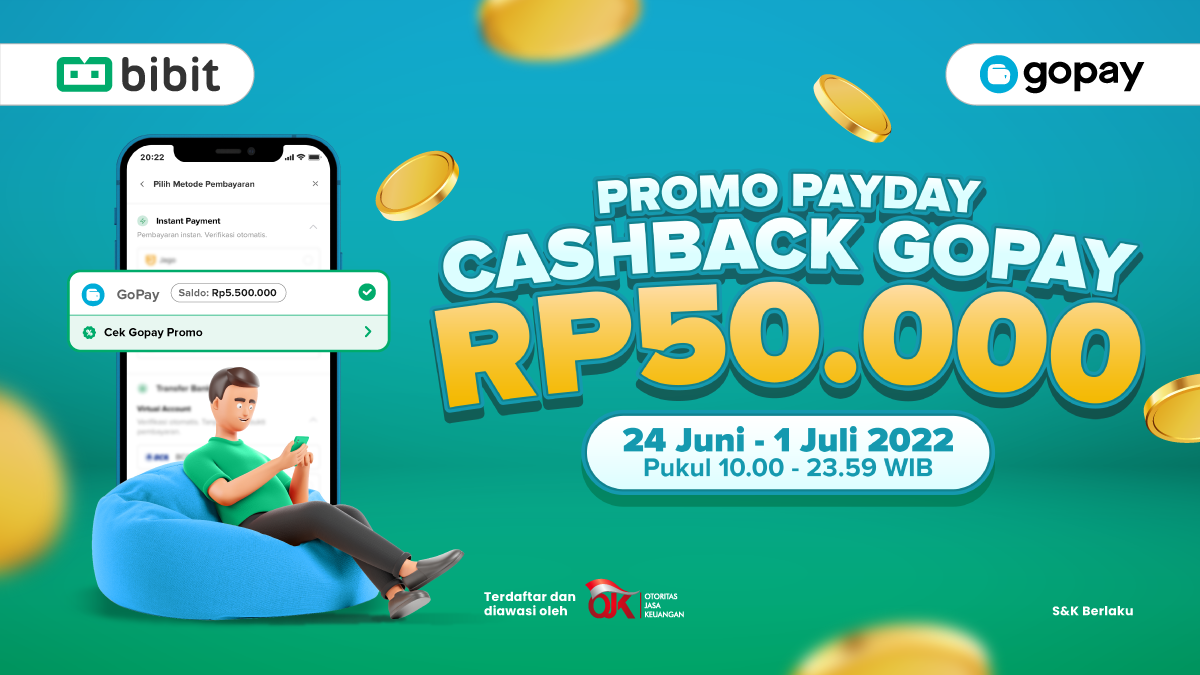 Promo Juni 2022: PayDay Waktunya Cashback GoPay!