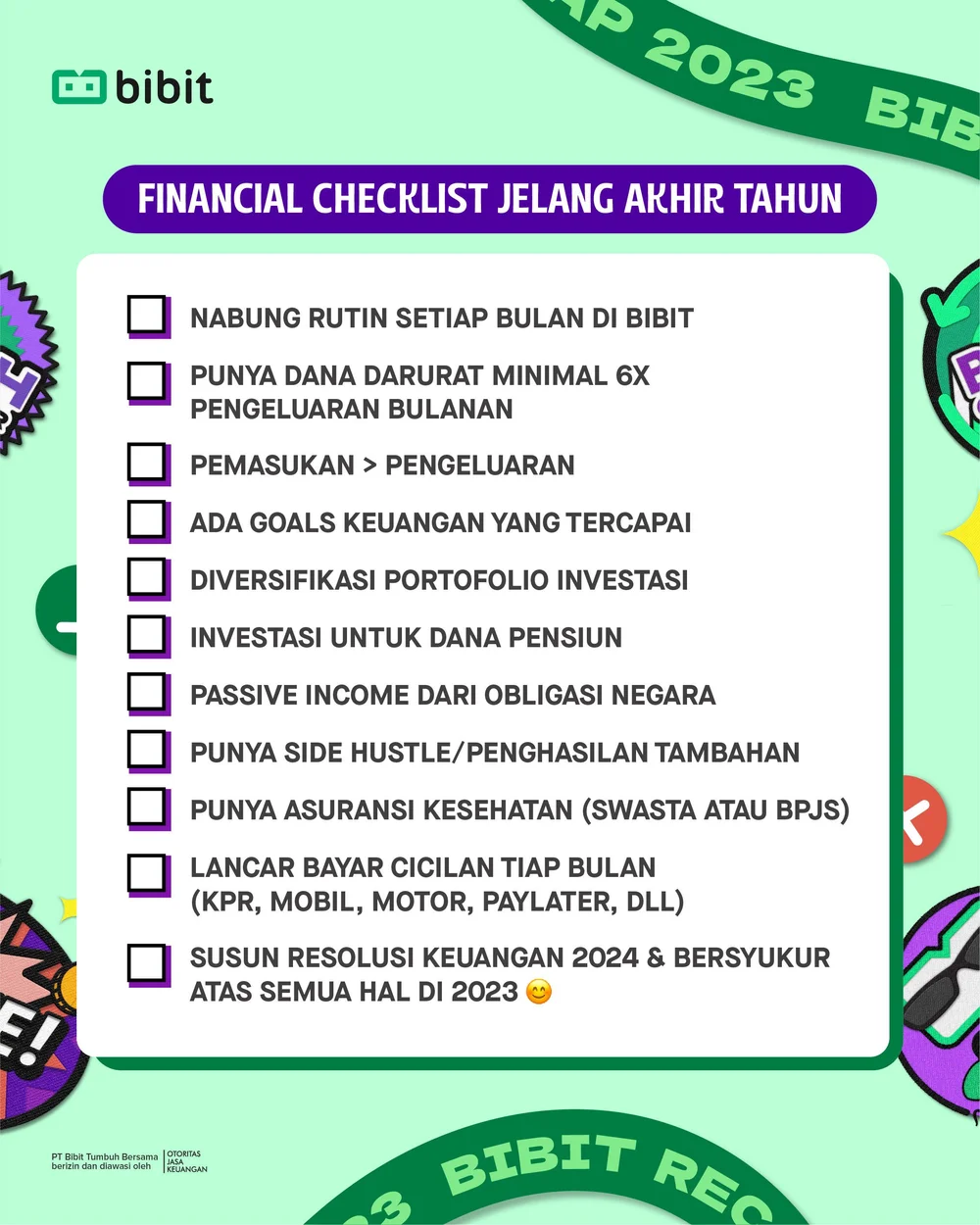 Cek Financial Checklist Kamu di 2023!