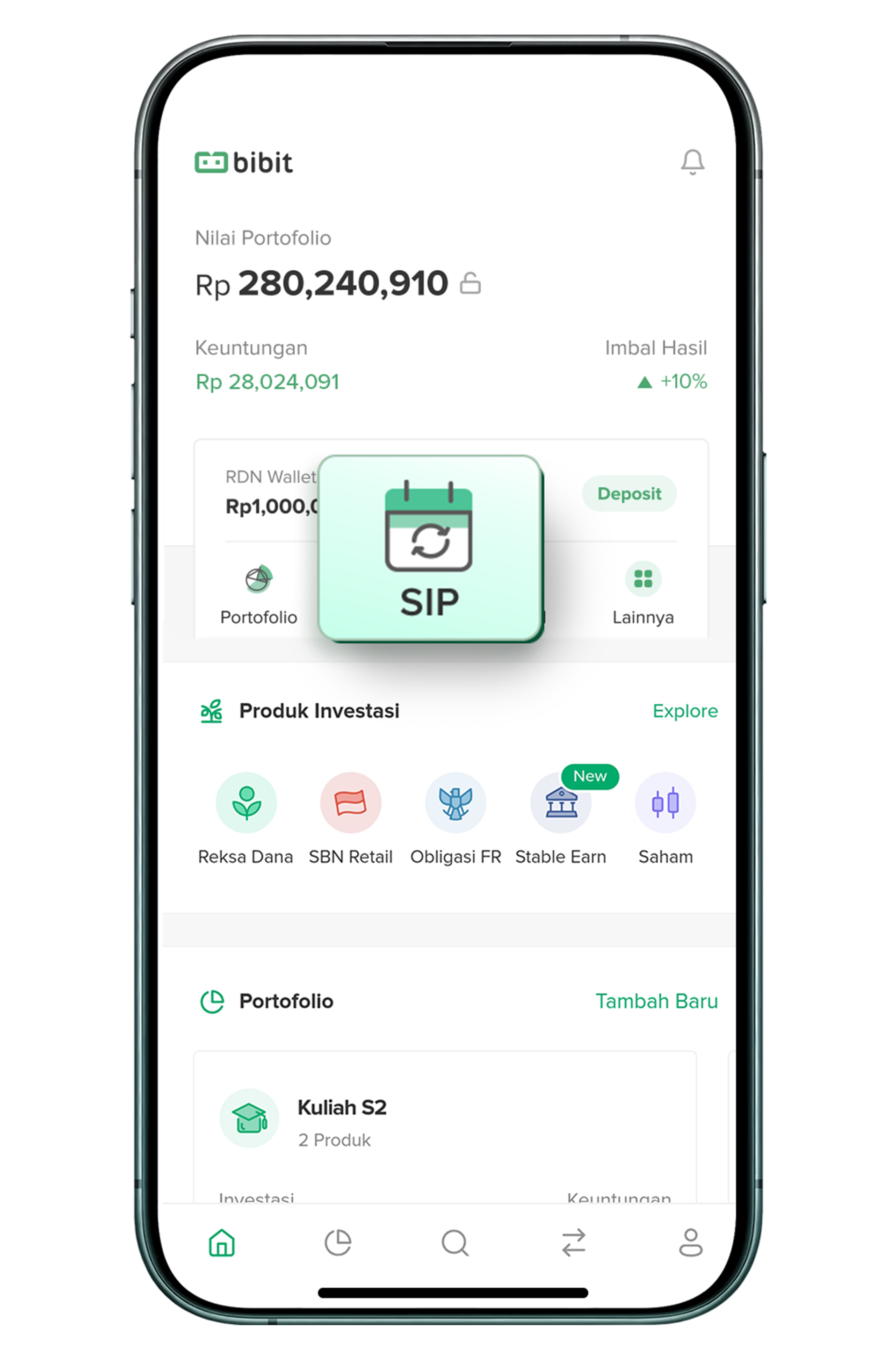 4 Langkah Nabung Reksa Dana Otomatis pakai SIP di Bibit