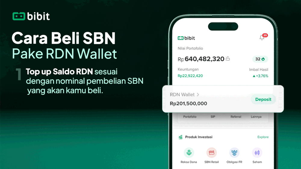 SBN SBR014 Sudah Bisa Dibeli di Bibit! Return Minimal 6,25%