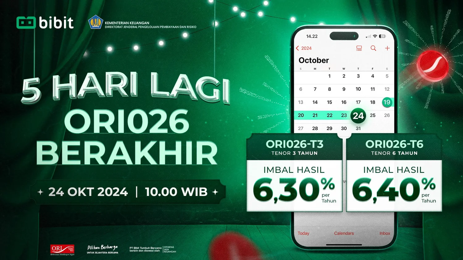 5 Hari Lagi Penawaran SBN ORI026 akan Berakhir
