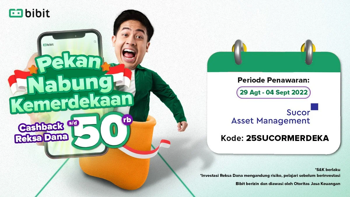 Pekan Nabung Kemerdekaan: Nabung Sucorinvest Dapatkan Bonus Cashback 25RB