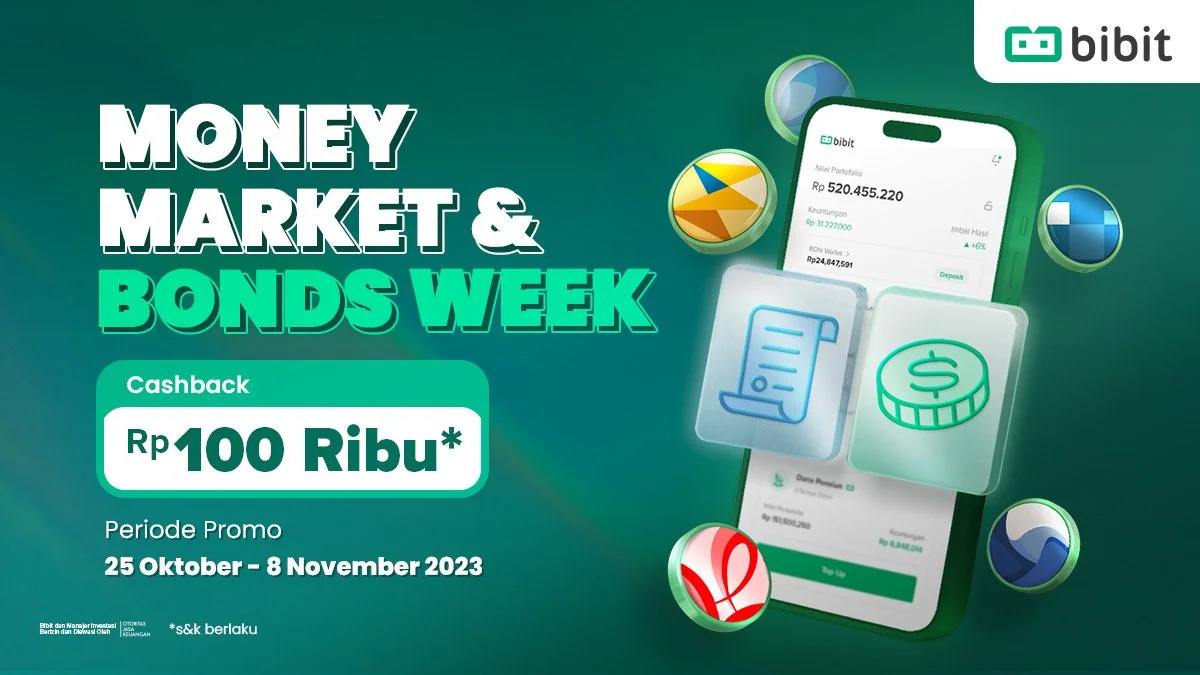 Bibit Money Market and Bonds Week: Top Up Reksa Dana Sekarang