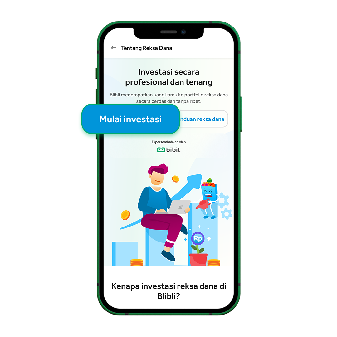 BARU! Beli Reksa Dana Bibit Bisa Lewat Blibli