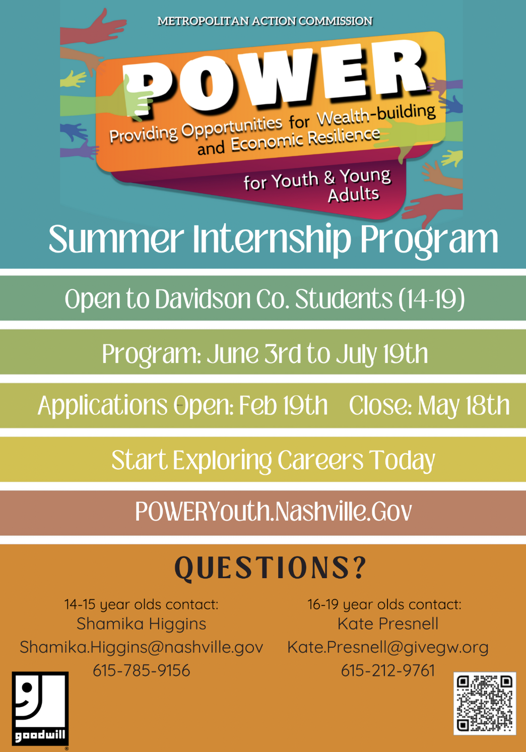 High School Internship Program — ENP (Empowering neighborhood partnerships)