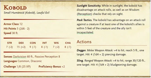 Stat Block Deep Dive — Dump Stat Adventures