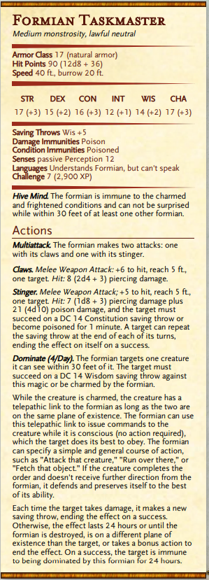 Deep Dive - The Formian — Dump Stat Adventures