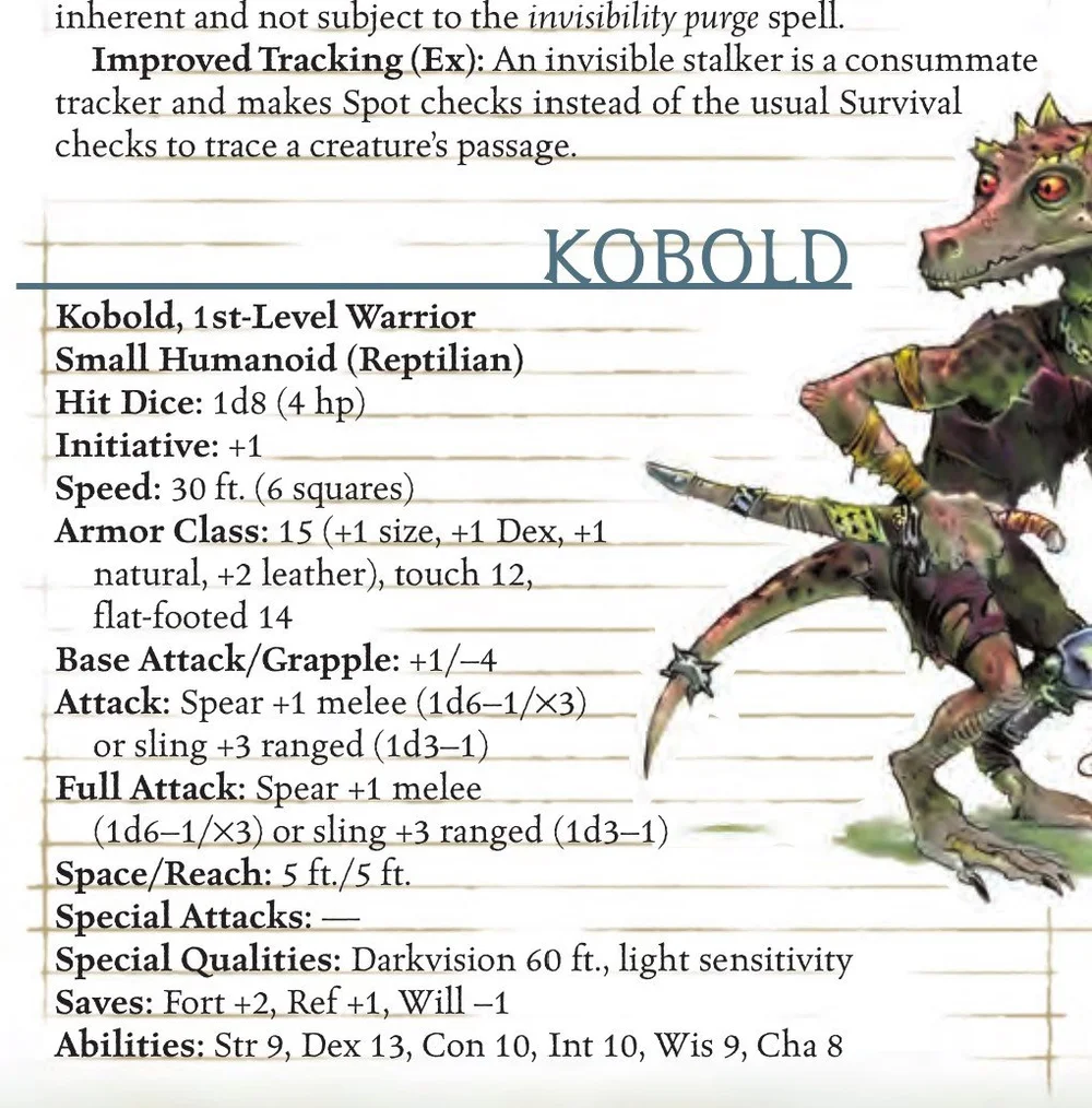 Stat Block Deep Dive — Dump Stat Adventures