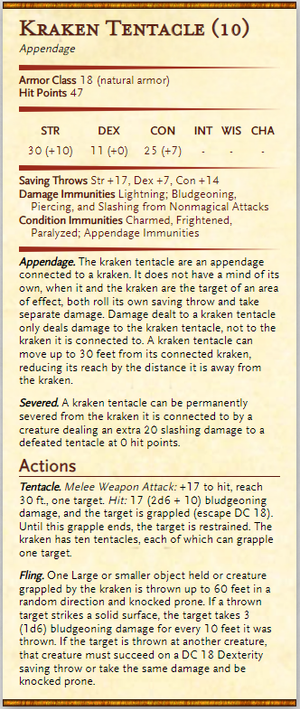 Multi-Appendage Boss Fight - Homebrew — Dump Stat Adventures