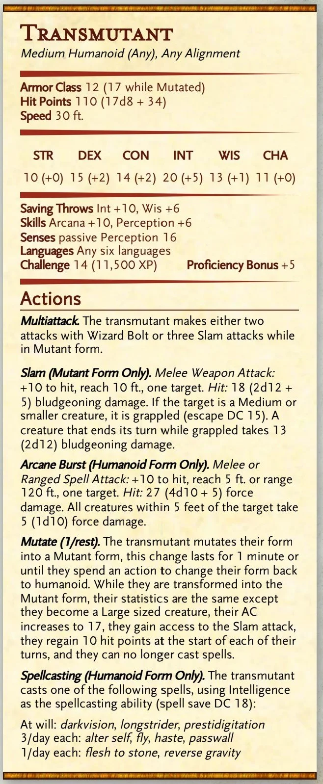 Designing Monsters with a Story — Dump Stat Adventures