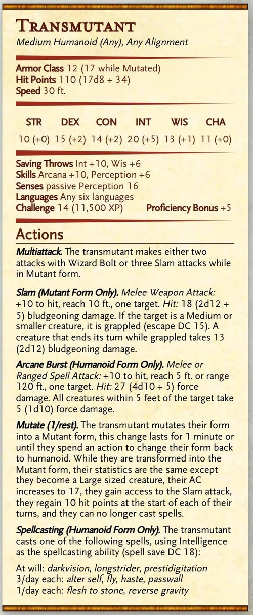 Designing Monsters with a Story — Dump Stat Adventures