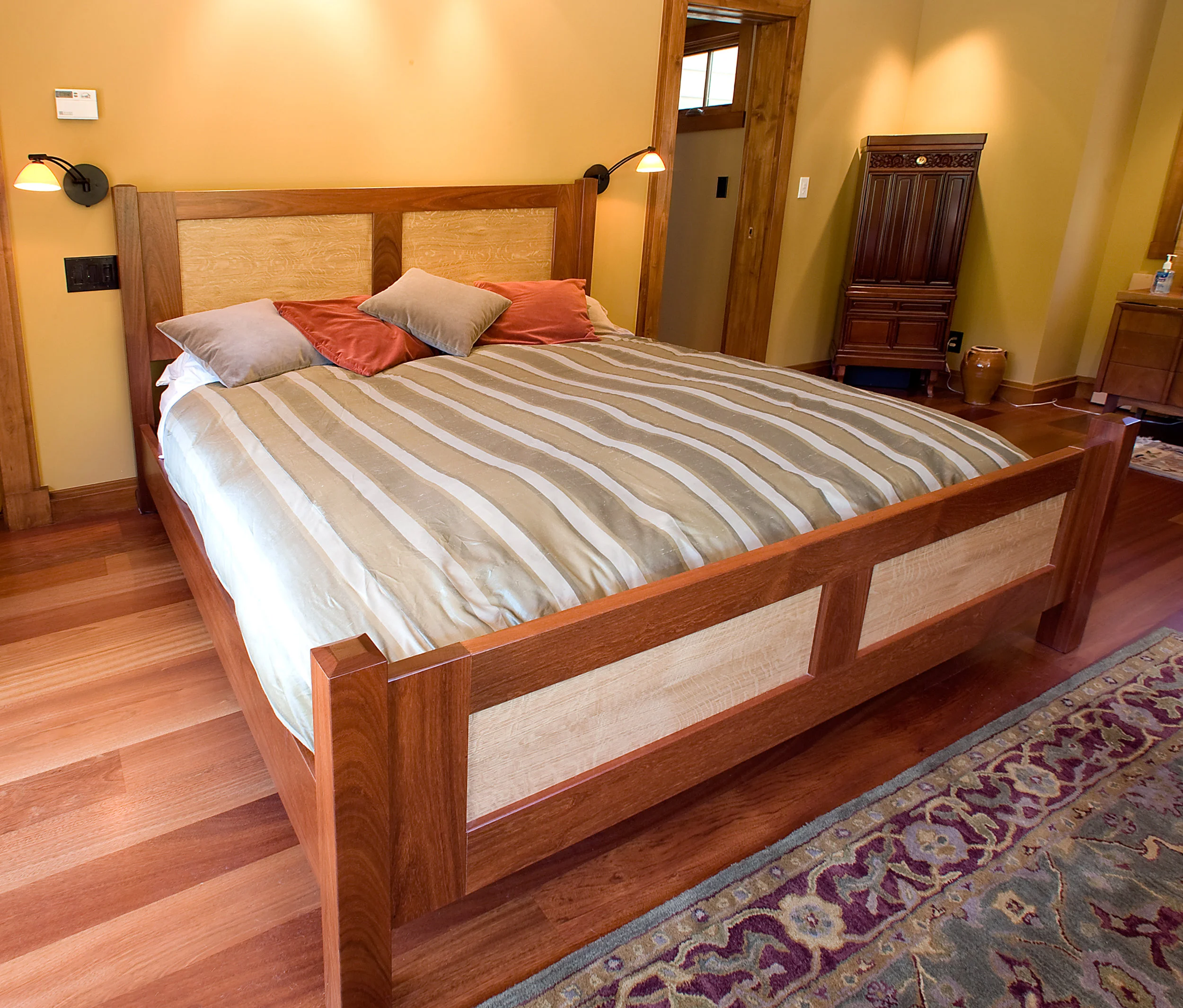 Craftsman Bed and Cabinets — Muny Woodwork
