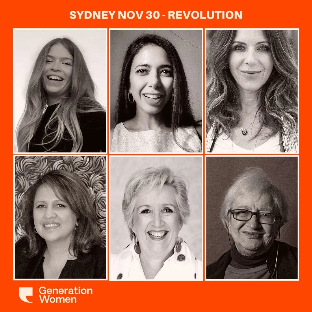 See All Our Upcoming Shows — Generation Women Australia