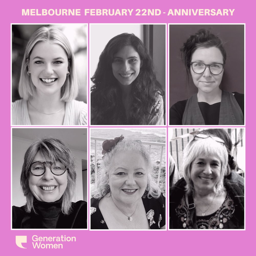 See All Our Upcoming Shows — Generation Women Australia