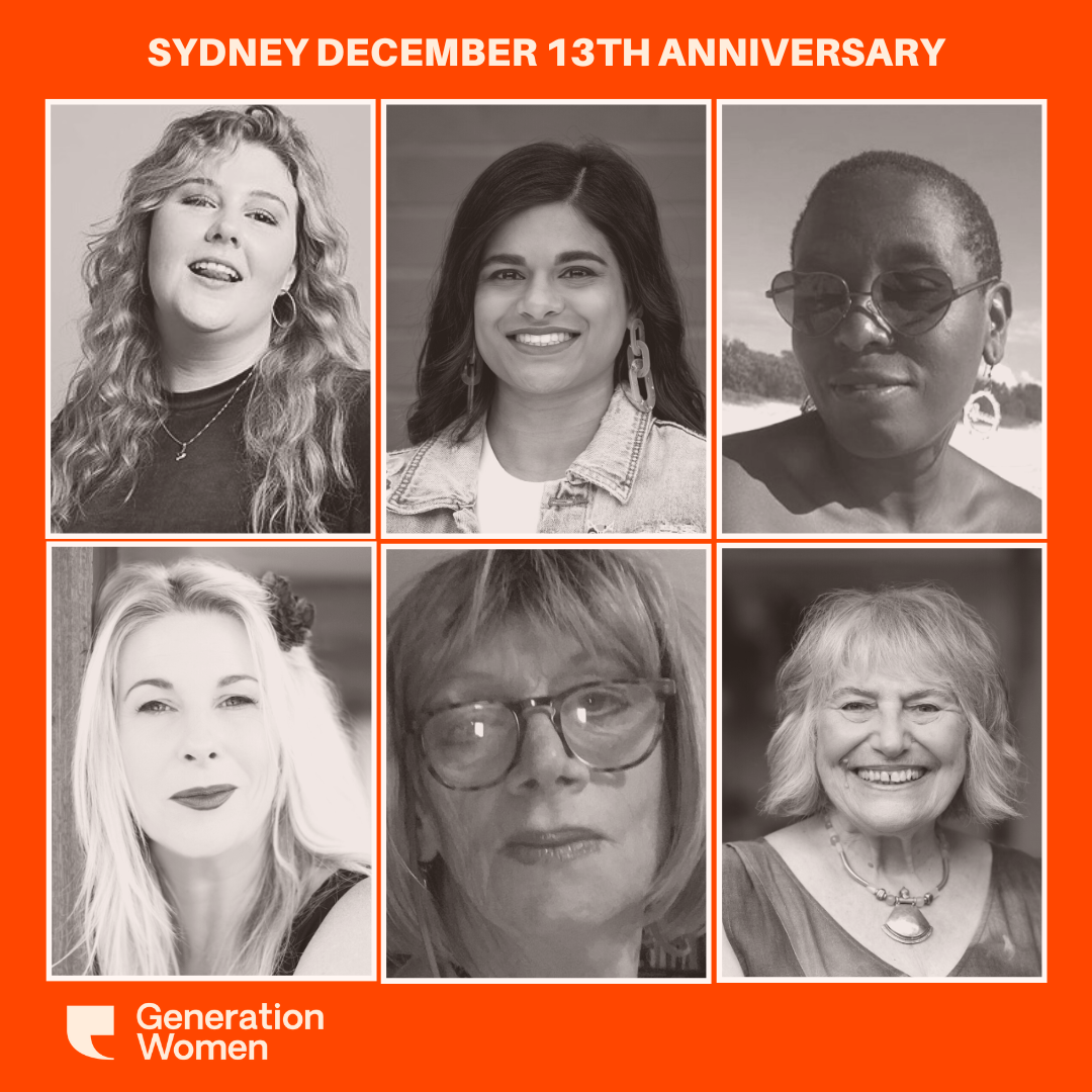 See All Our Upcoming Shows — Generation Women Australia