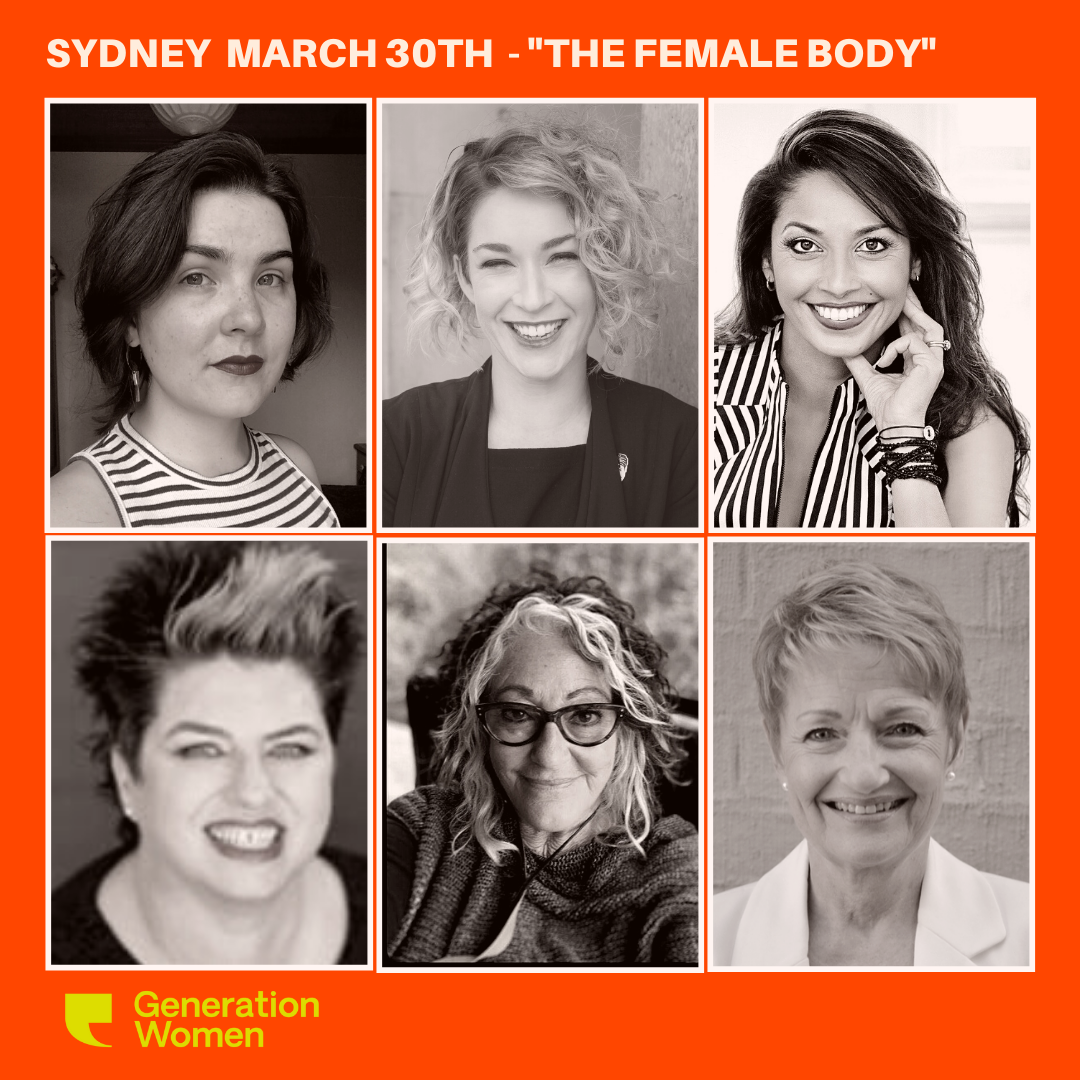 See All Our Upcoming Shows — Generation Women Australia