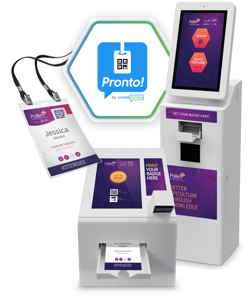 CrowdComms - Mobile Event App, Conference App, Name Badge Kiosk