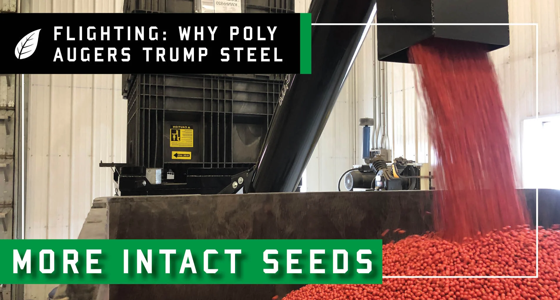 Flighting: Why Poly-Cupped Augers Trump Steel | Unified Ag Solutions