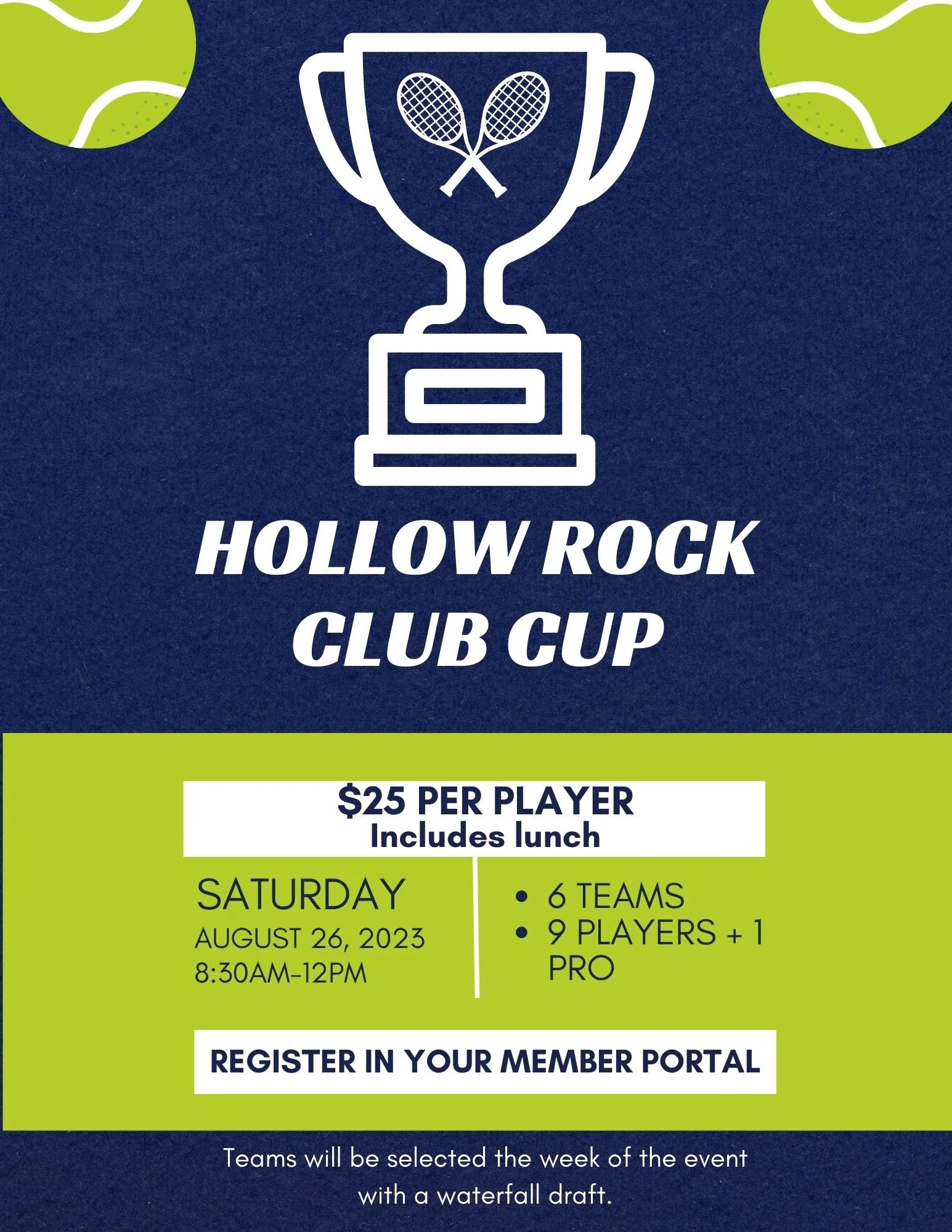 Events — Hollow Rock Racquet & Swim Club