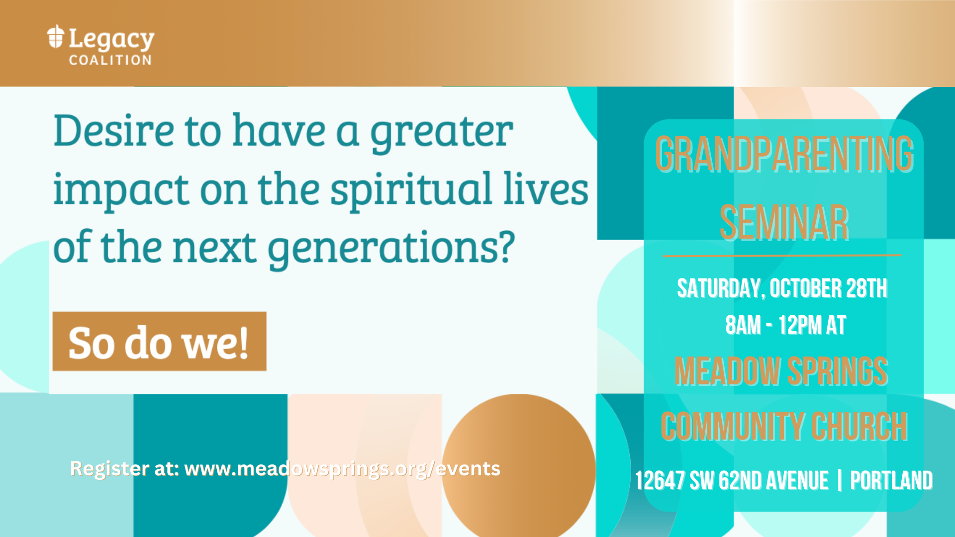 Legacy Coalition Grandparenting Seminar — MEADOW SPRINGS COMMUNITY CHURCH