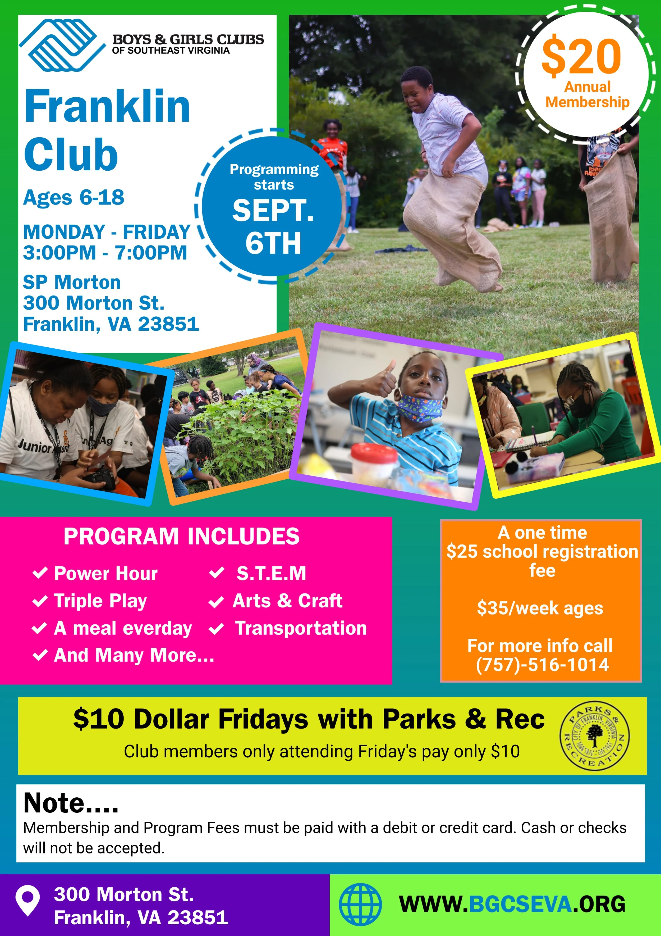FRANKLIN — Boys & Girls Clubs of Southeast Virginia