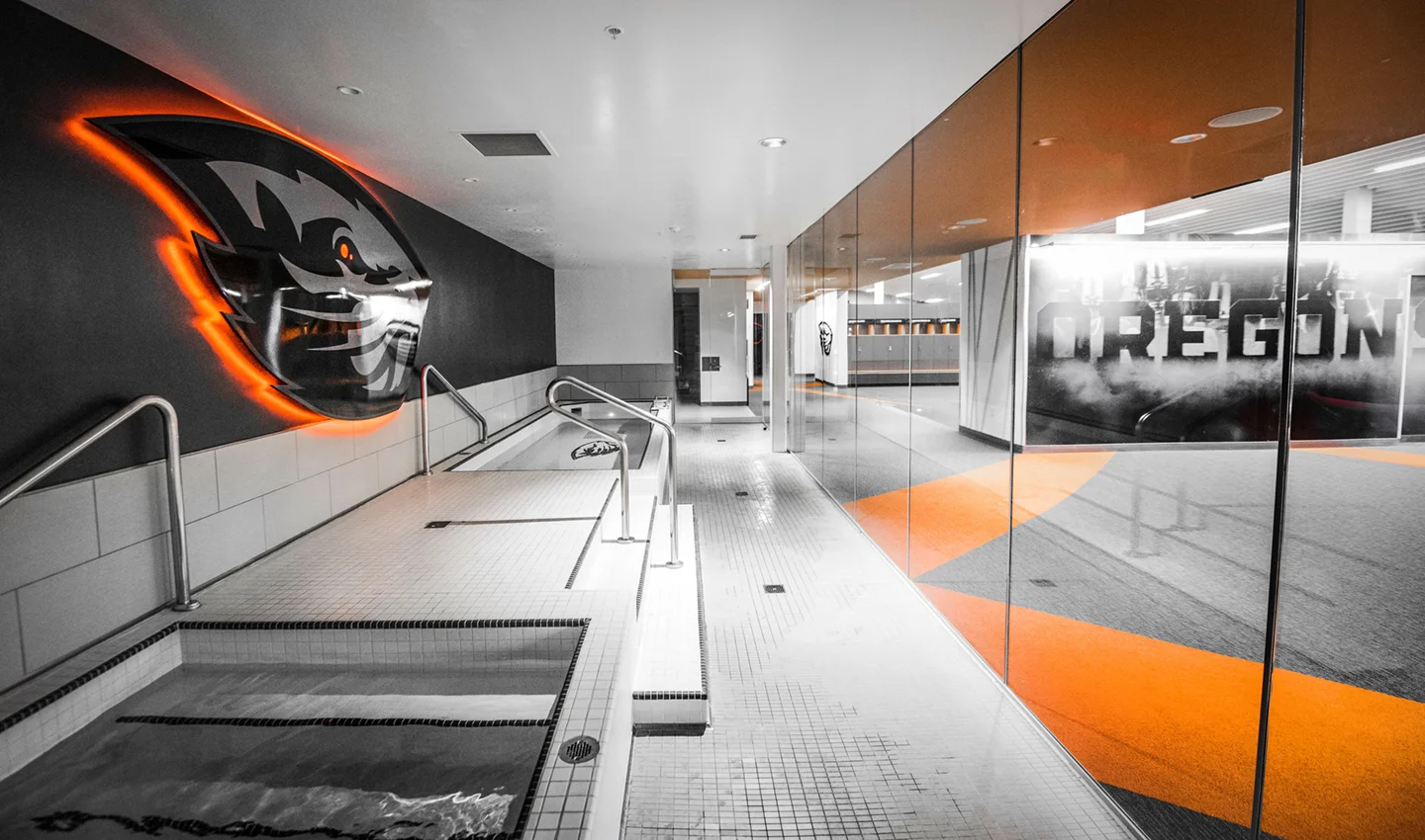 Oregon Ducks Weight Room