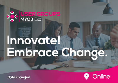 MYOB Advanced & MYOB Exo Events Calendar — User Groups
