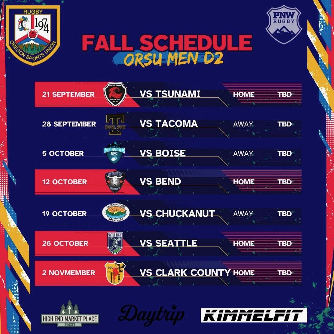 Club Schedule — ORSU