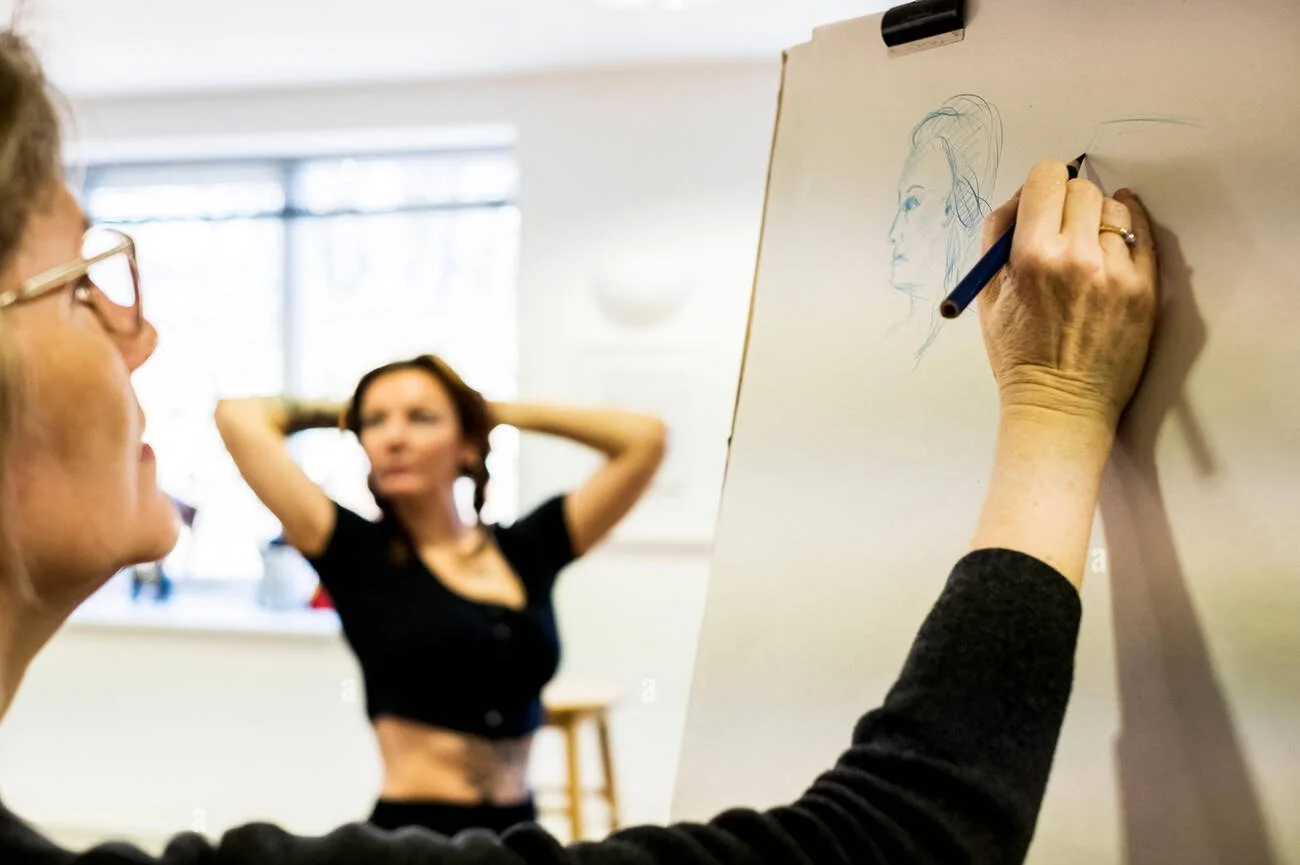 Portrait Workshops in Manchester — Bee Creative Studio Life Drawing ...