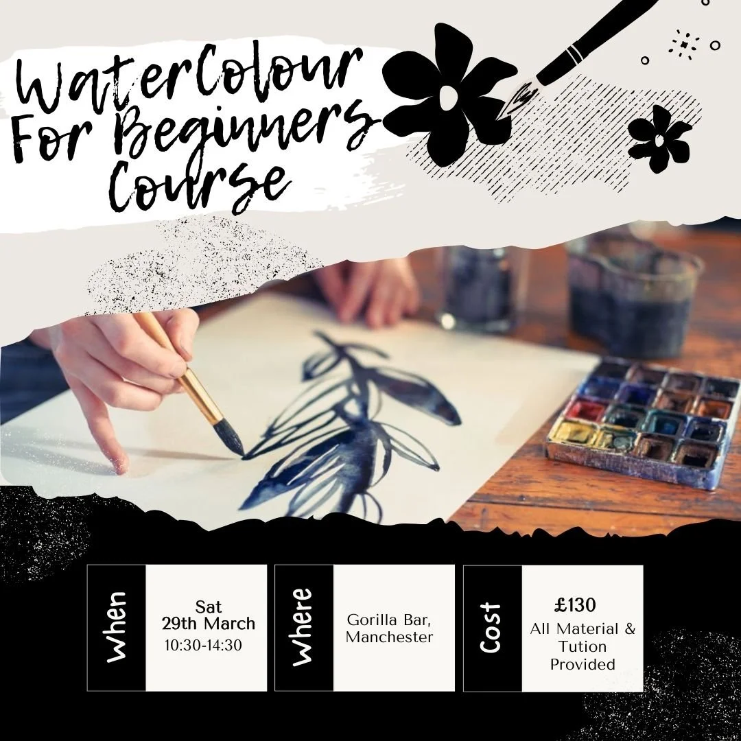 Watercolour for Beginners Tutored Workshop - 29th March — Bee Creative ...