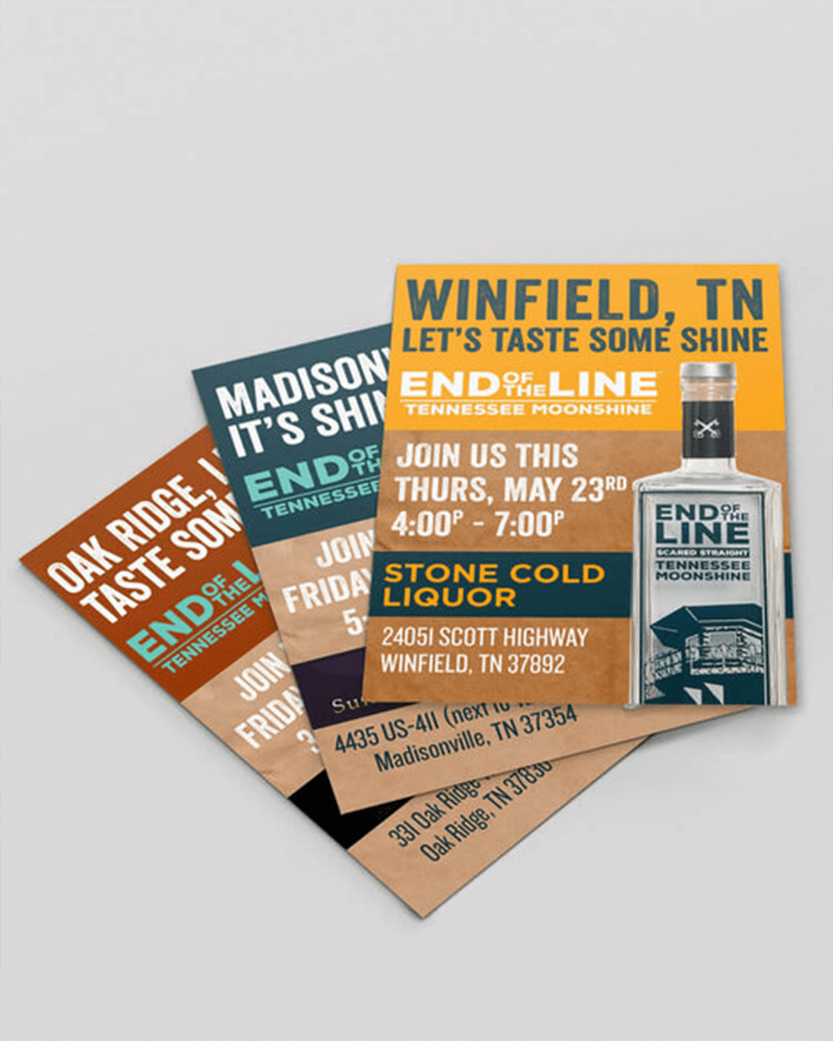 End of the Line Moonshine — Maycreate | Chattanooga Brand Strategy and ...