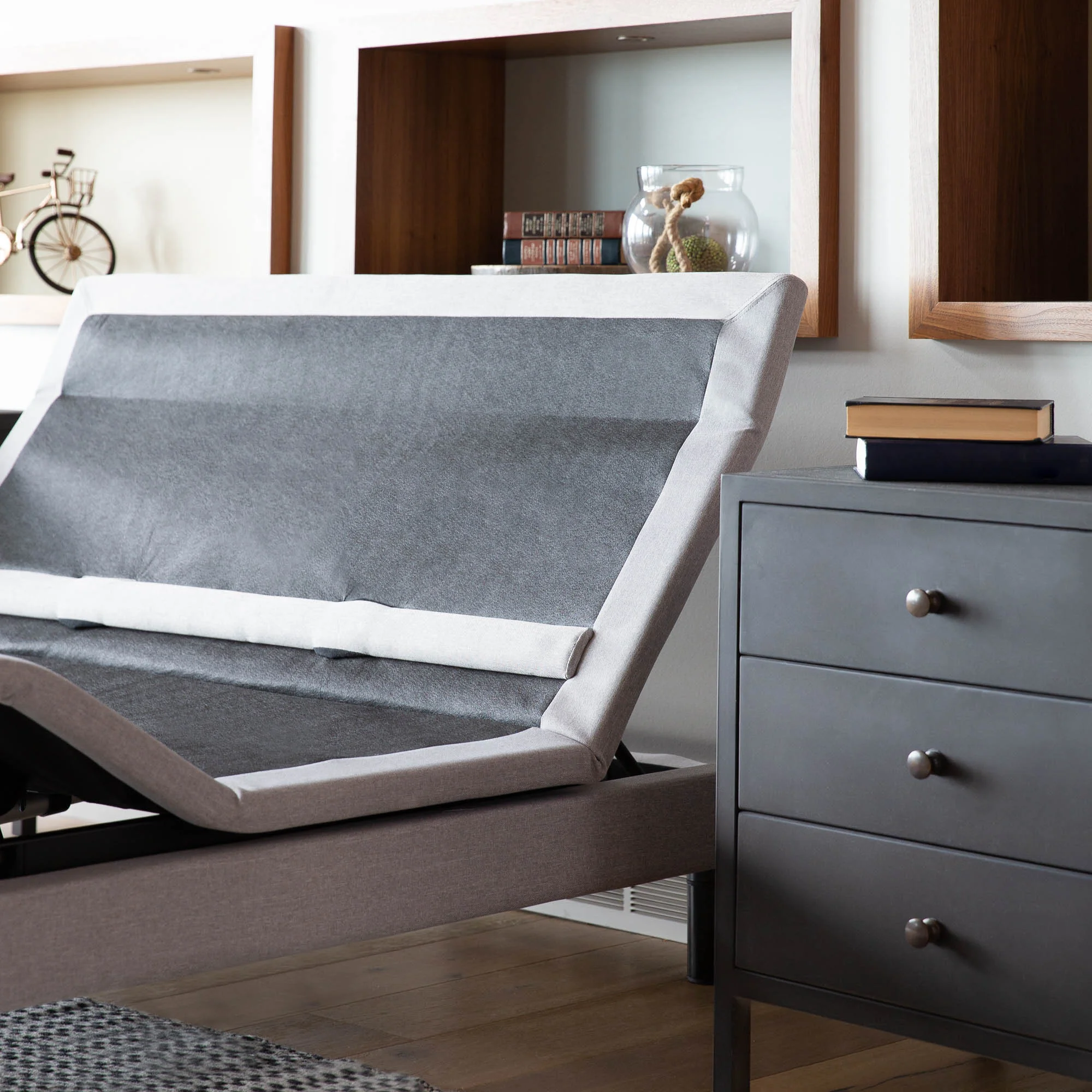 The Flats Luxury Suites — MALOUF Structures S755 Adjustable Bed Base