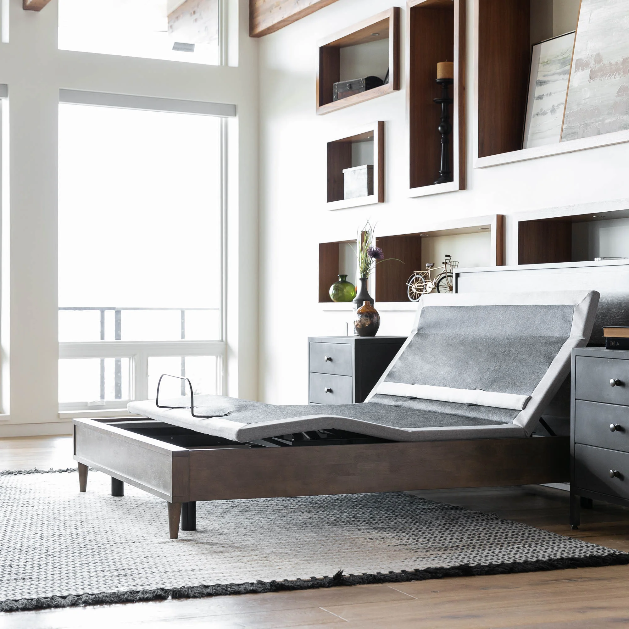 The Flats Luxury Suites — MALOUF Structures S755 Adjustable Bed Base