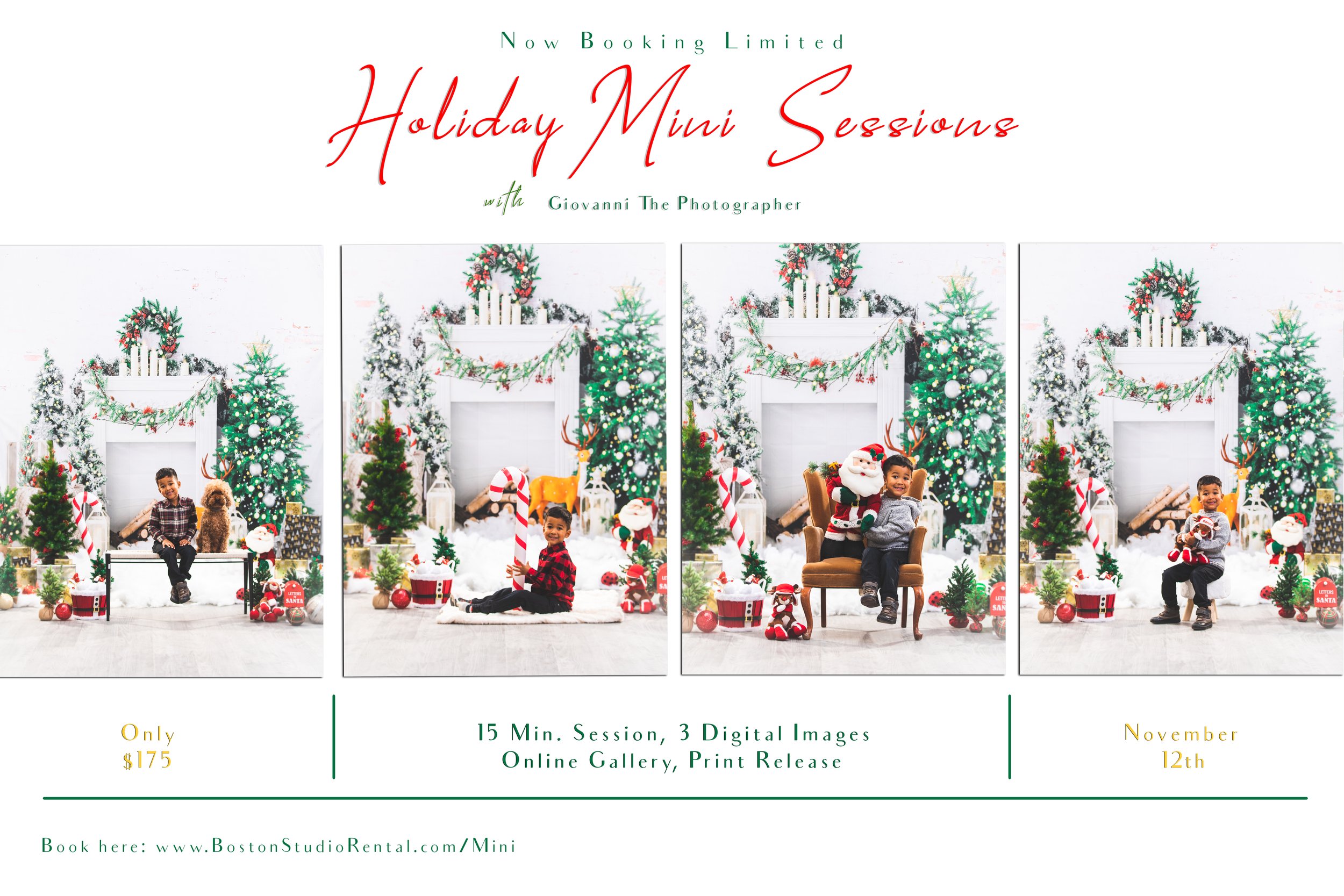 Mini Sessions at Boston Studio Rental