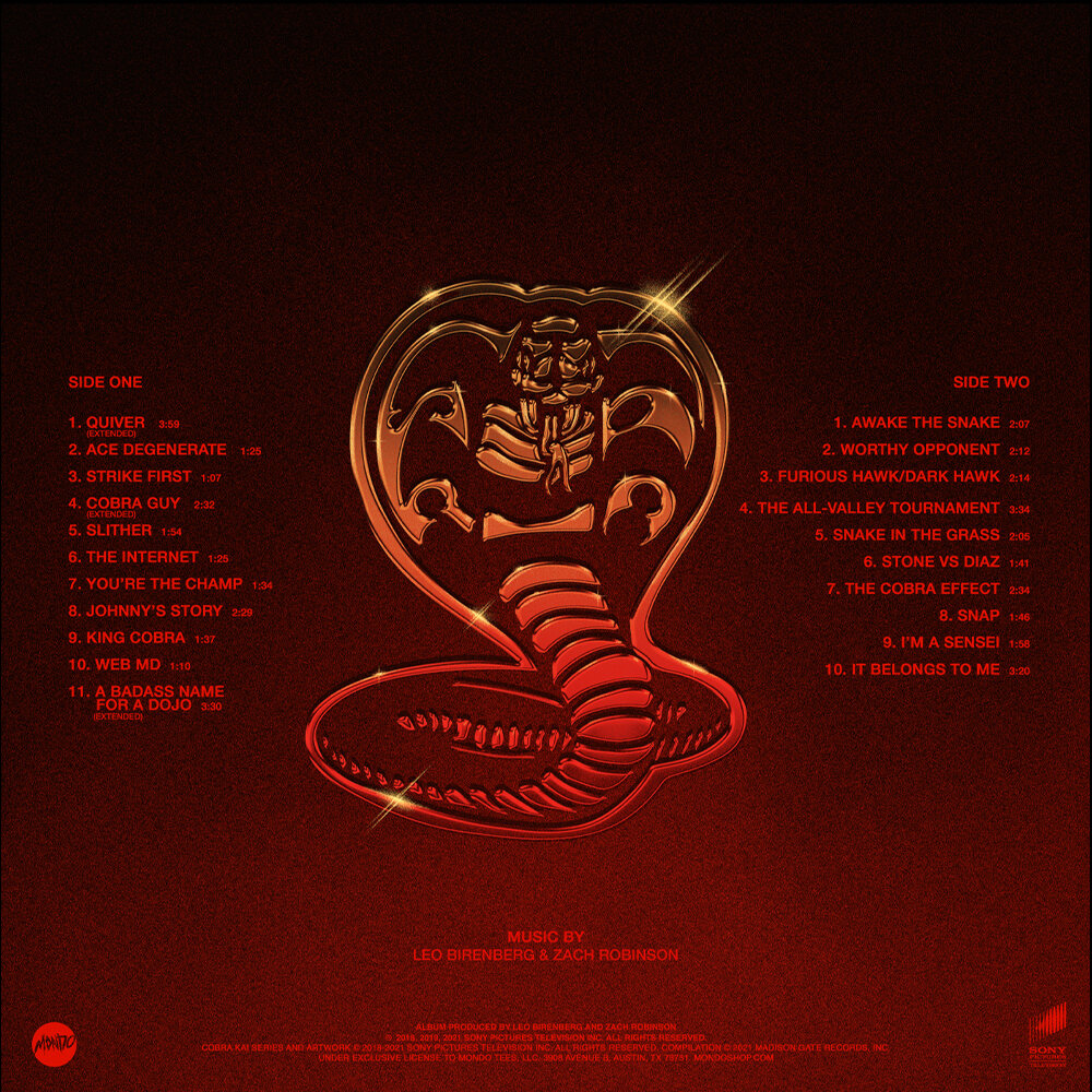 COBRA KAI ORIGINAL SOUNDTRACK — WORKS OF MATT RYAN TOBIN